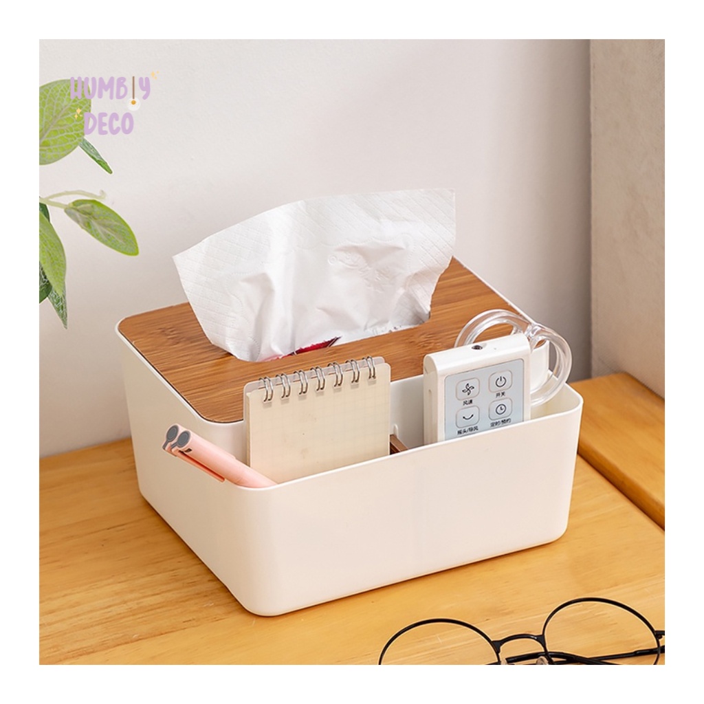 Jual Korean Multifunctional Aesthetic and Unique Tissue and Storage Box Organizer | Shopee Indonesia