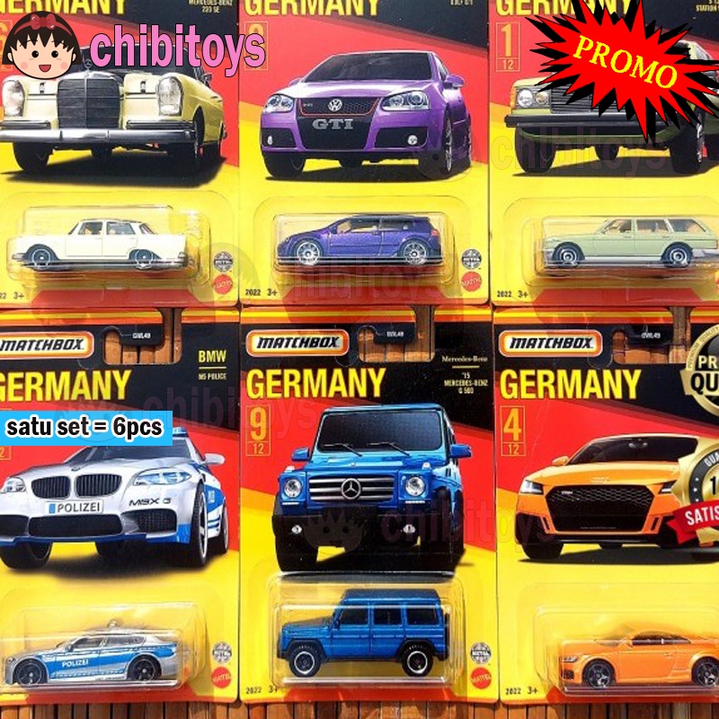 Jual MATCHBOX GERMANY SERIES SET 6 PCS - 15 MERCEDES BENZ G500 MERCEDES ...