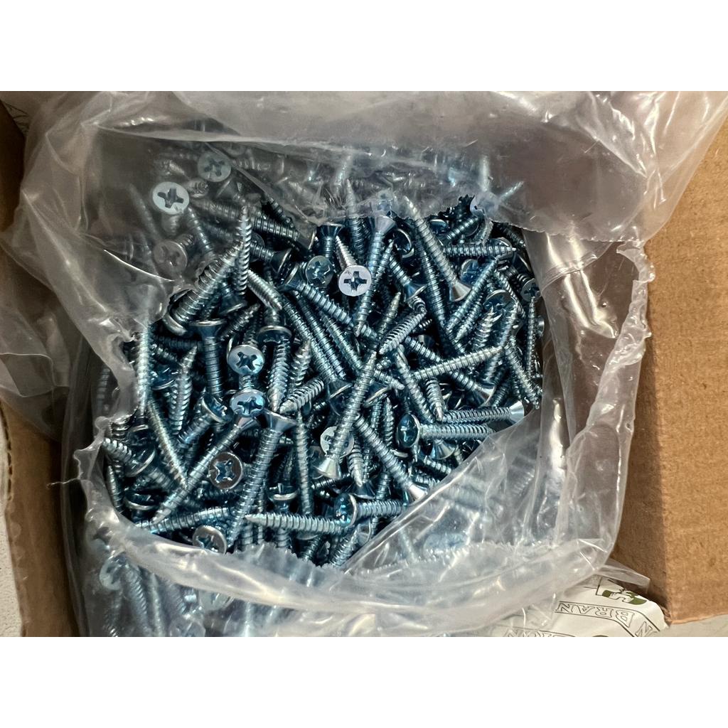 Jual Sekrup Tapping Screw/Skrup kayu/Sekrup taping Putih 6x1/2 6x5/8 6x3/4 6x1 6x11/4 6x11/2 8x3 ...