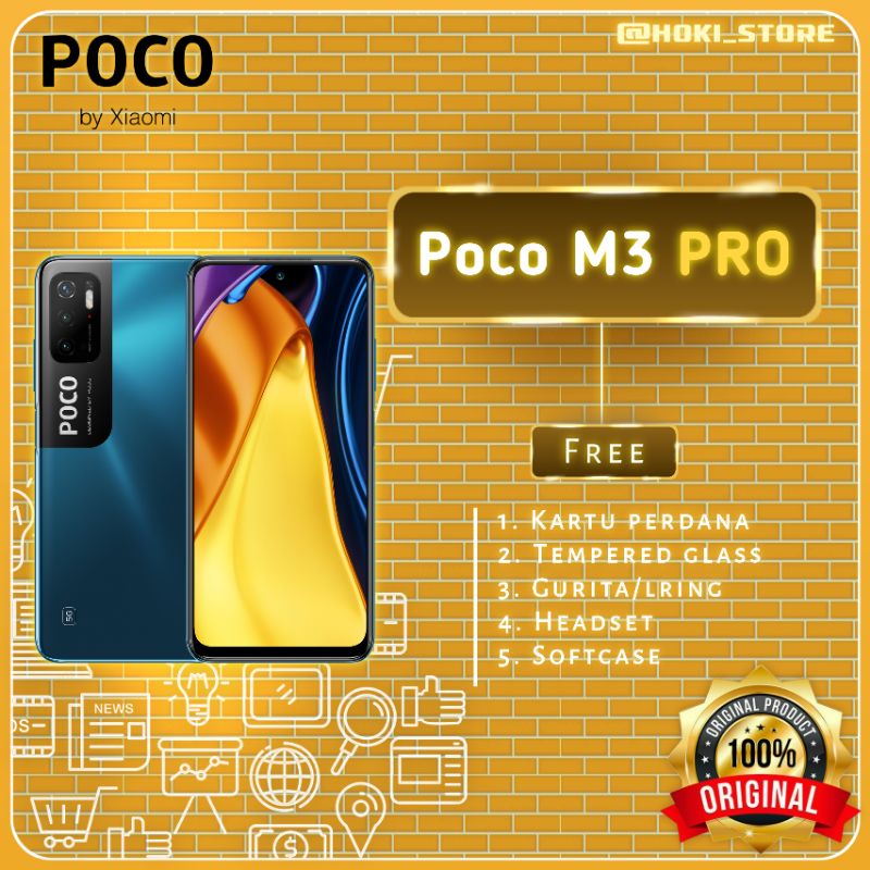 Jual POCO M3 PRO 5G [4GB+64GB] & [6GB+128GB] GARANSI RESMI XIAOMI ...