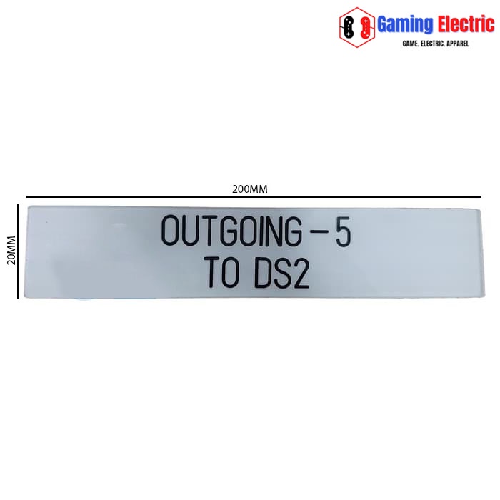Jual Name Plate Panel W200mm x H20mm / Name Plate Acrylic | Shopee ...