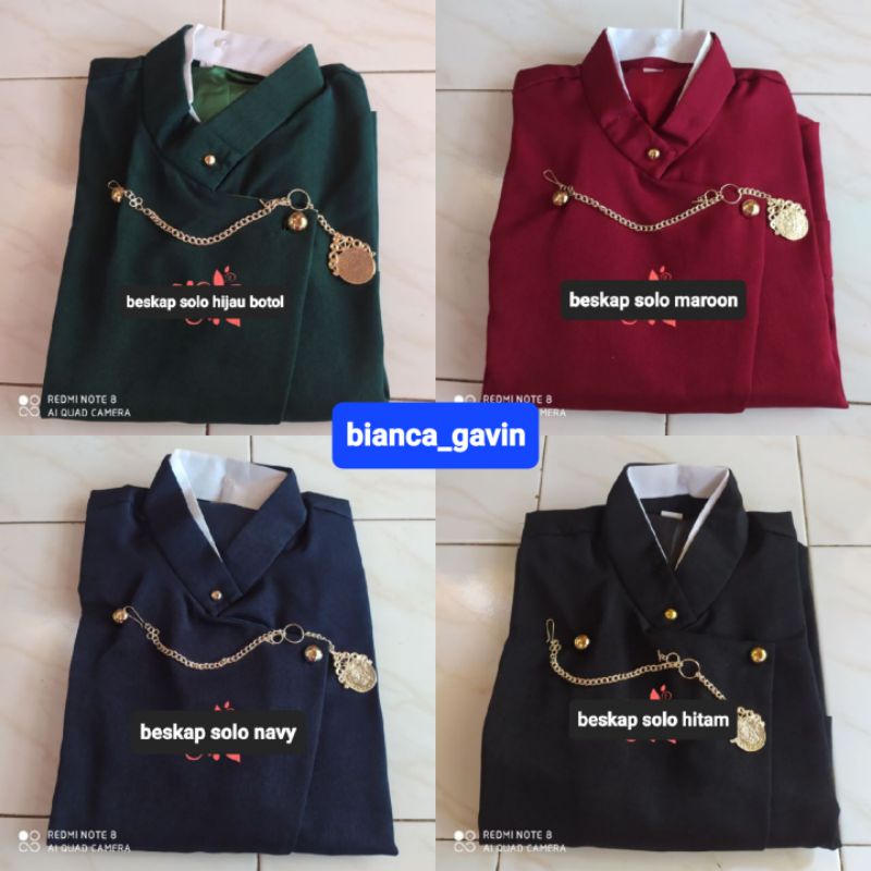 Jual Beskap Jawa Solo / Beskap Bapak / Beskap Among Tamu / Beskap ...