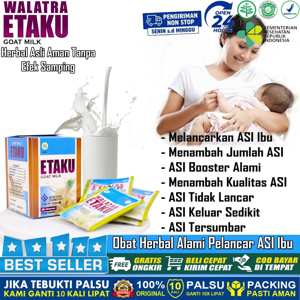 Jual Obat Pelancar ASI Booster Penambah Produksi ASI Tersumbat Keluar ...