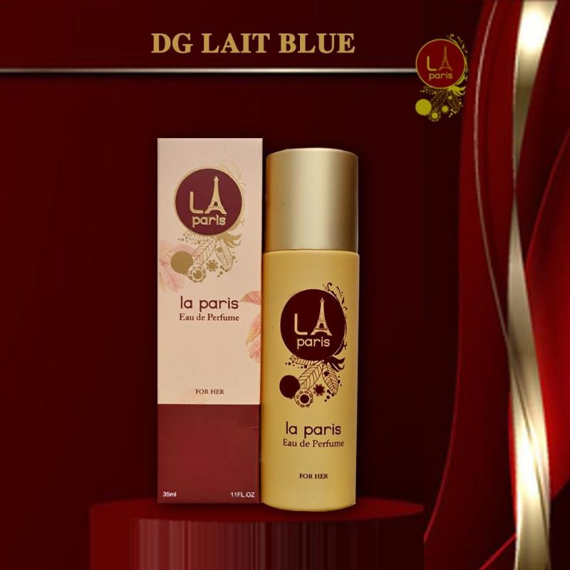 Jual LA PARIS PARFUM DG LAIT BLUE | Shopee Indonesia