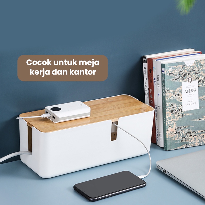 Jual Dejavu Kabel Box Charger Tempat Kabel Meja Organizer Ruang Tamu ...
