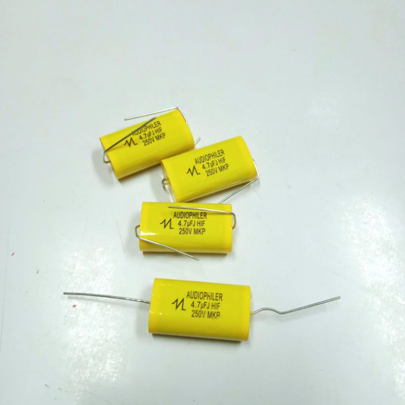 Jual Kapasitor 4.7UF - 250V AudioPhiler Kuning | Shopee Indonesia