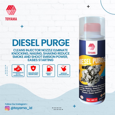 Jual Diesel Purge Cleaner Injector Toyama Cairan Purging Disel | Shopee ...