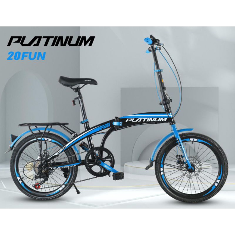 Jual SEPEDA LIPAT PLATINUM FUN UKURAN 20 INCH | Shopee Indonesia
