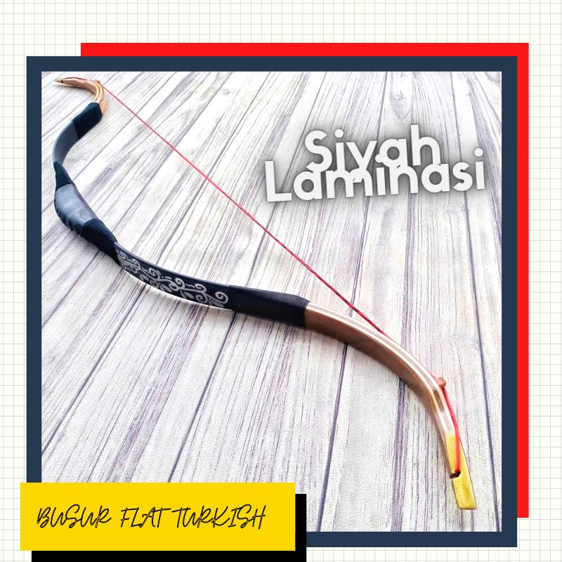 Jual Busur Flat Siyah Laminasi - BFSL | Shopee Indonesia
