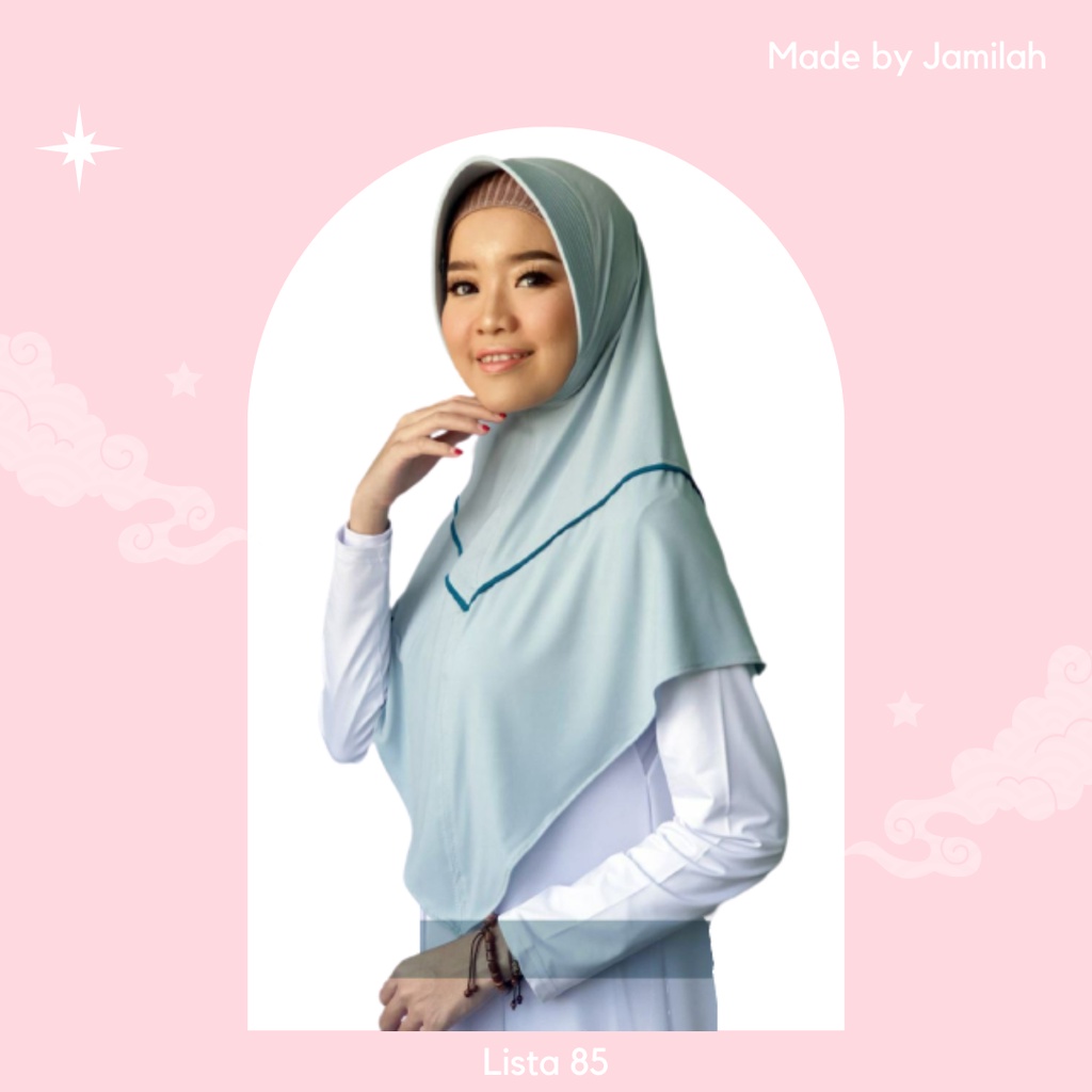 Jual JILBAB L 85 LISTA ORIGINAL JAMILAH HIJAB SIZE L | Shopee Indonesia