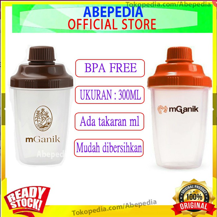 Jual (BISA COD) Shaker Mganik Multigrain Metafiber 300ml 300 ml ...