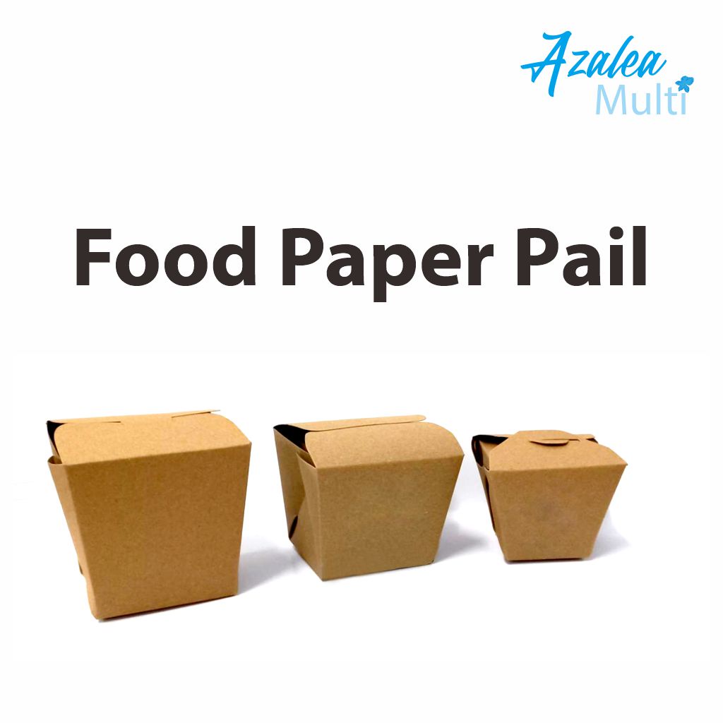 Jual Food Paper Pail / Rice Box / Food Paper / Kemasan Makanan / Tray ...