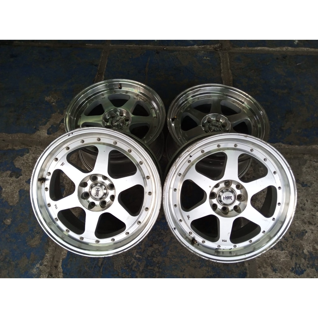 Jual velg pelek mobil racing seken hsr rumoi ring 17 baut 4x100/114 seken murah berkualitas ...