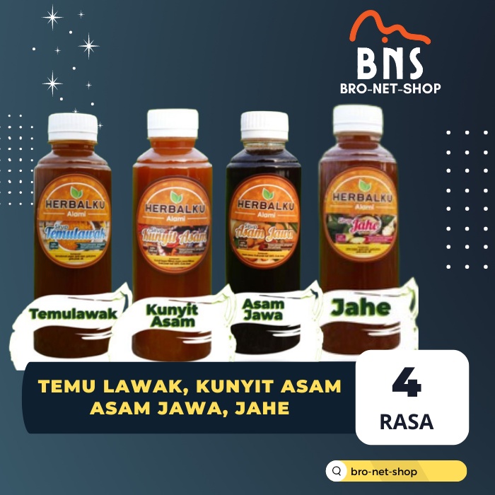 Jual Jamu Sirup Tradisional Jamu Instan Jahe Temulawak Asam Jawa Kunyit ...