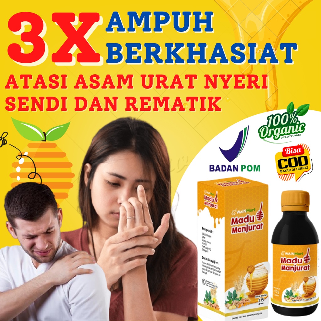 Jual Madu Asam Urat Manjur Besmurat Obat Vitamin Madu Manjurat Rematik ...