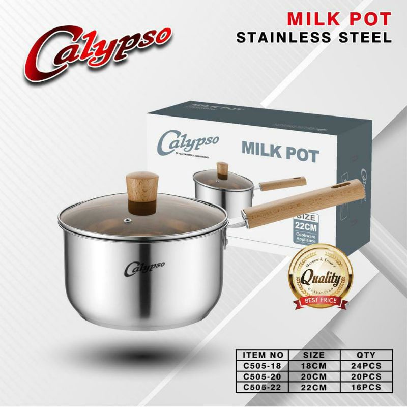 Jual Calypso Milk pot Panci susu mie tebal SS 22 Cm | Shopee Indonesia