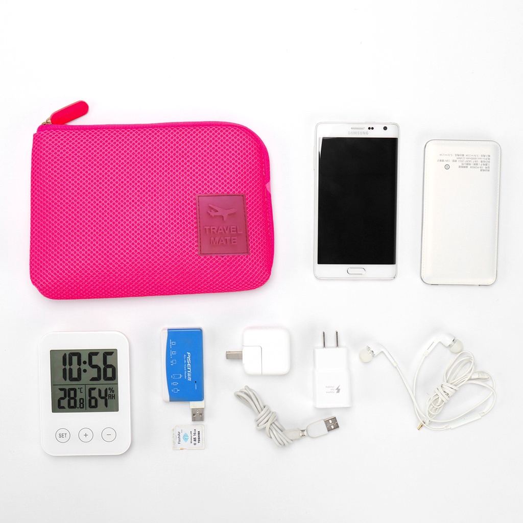 Jual [SIZE L] Cable Pouch Organizer / Tempat Penyimpanan Handphone ...