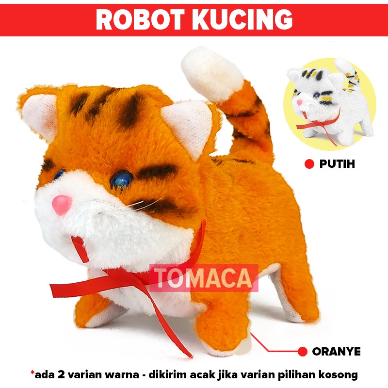 Jual Mainan Anak Robot Boneka Kucing ( Robot Stuffed Plush Cat ...