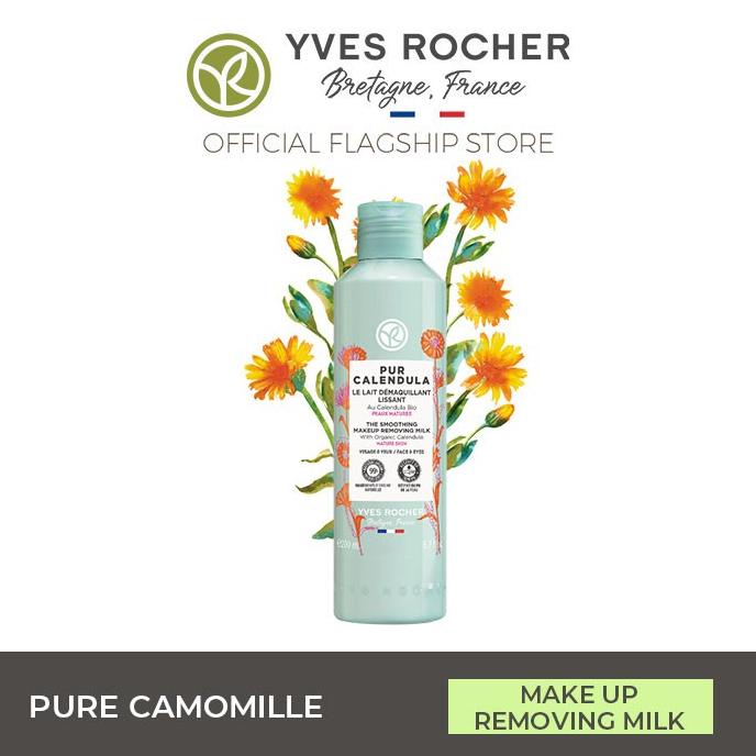 Jual Yves Rocher Pur Calendula The Smoothing Make Up Removing Milk 200 ...
