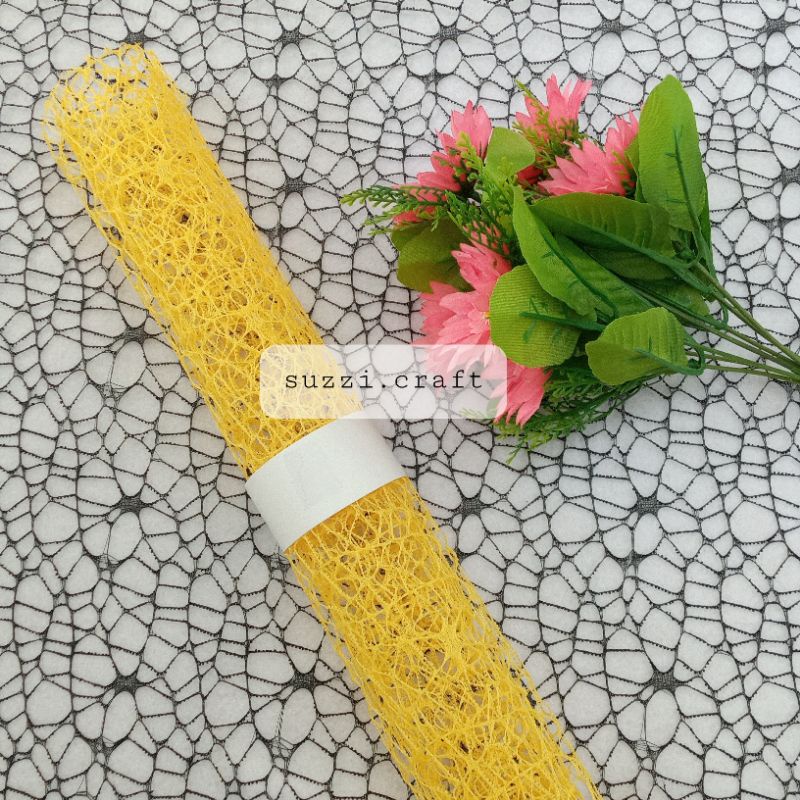 Jual ECER Kertas bunga jaring per lembar wrapping bunga jala | Shopee ...