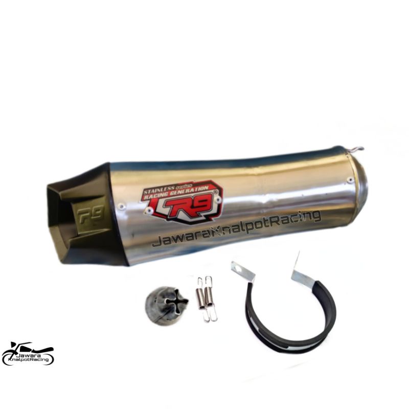 Jual knalpot standar racing r9 alpha custom silincer only nmax aerox ...