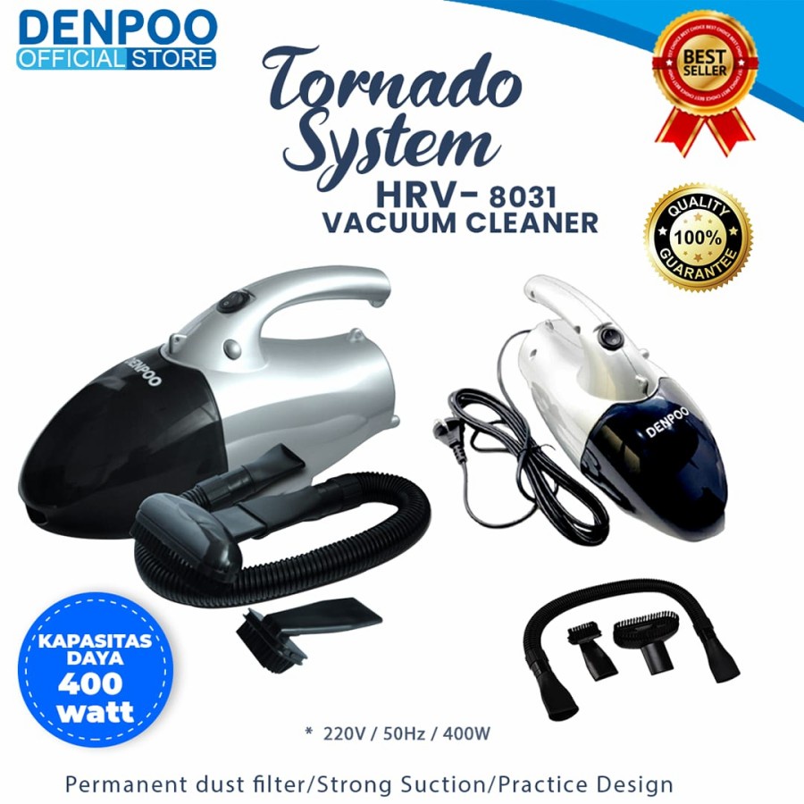 Jual Denpoo Vacuum Cleaner HRV 8031 / HRV 8003 | Shopee Indonesia