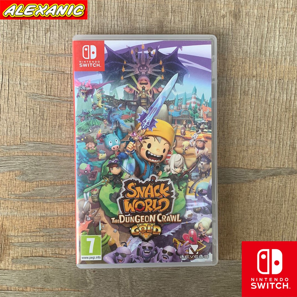 Jual SNACK WORLD THE DUNGEON CRAWL GOLD Nintendo Switch Game Catridge ...