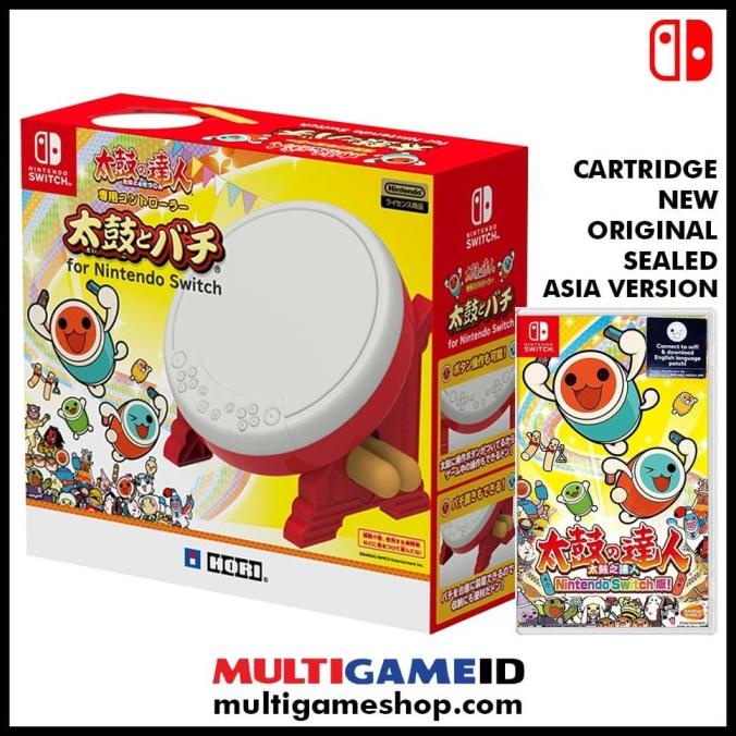 Jual Switch Taiko No Tatsujin Drum Session English +Drum Bundle (HORI ...