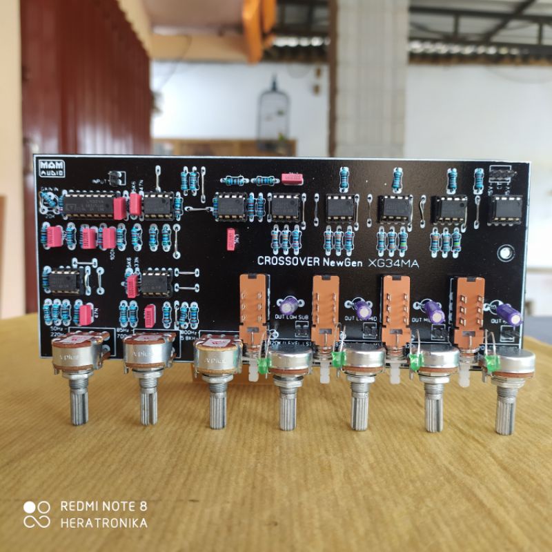 Jual Kit Crossover Aktif 4 Way Sistem State Variable Frekuensi Komponen ...