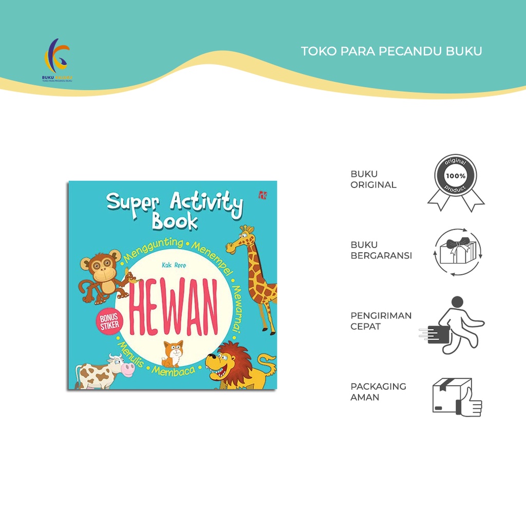 Jual Buku Anak - Super Activity Book : Hewan - Kak Rere - Buku Kaluku ...