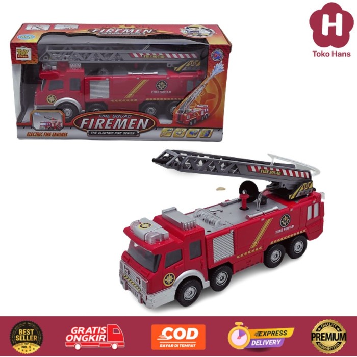 Jual Mainan Mobil Pemadam Fireman SY732 Mobil Damkar (bisa keluar air ...