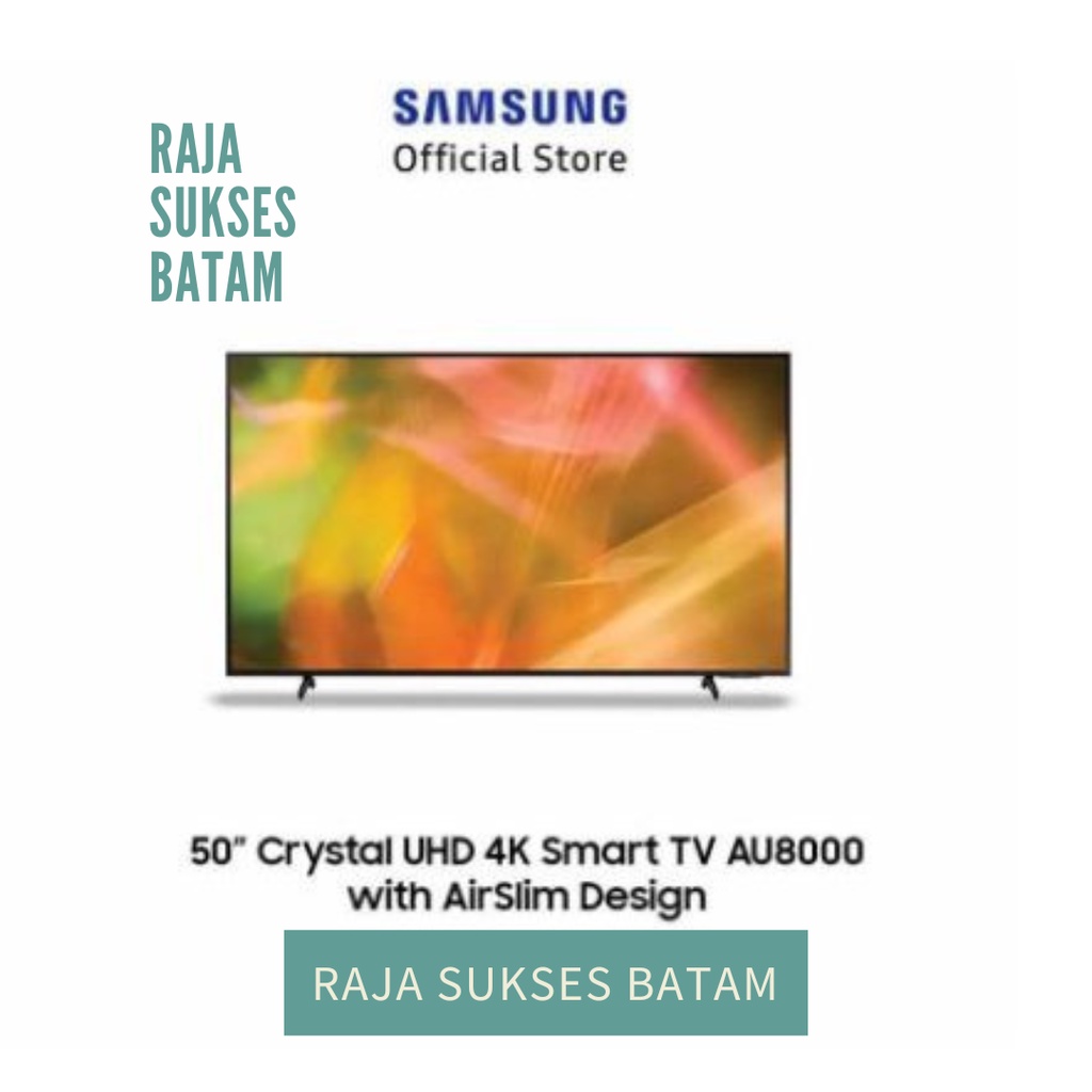 Jual Samsung 50AU8000 50" AU8000 UA50AU8000 Crystal UHD 4K Smart TV (2021) - 50AU8000 batam ...