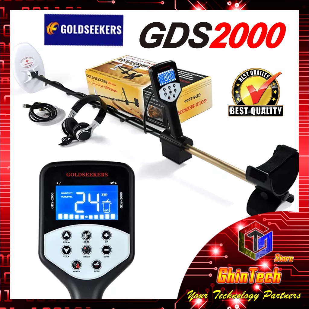 Jual GoldSeekers GDS2000 professional gold metal detector detektor emas ...
