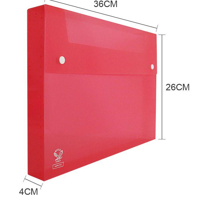 Jual Hot Sale EAGLE Carry File Box Transparan Tebal 4 Cm F4 Folio / Tas ...