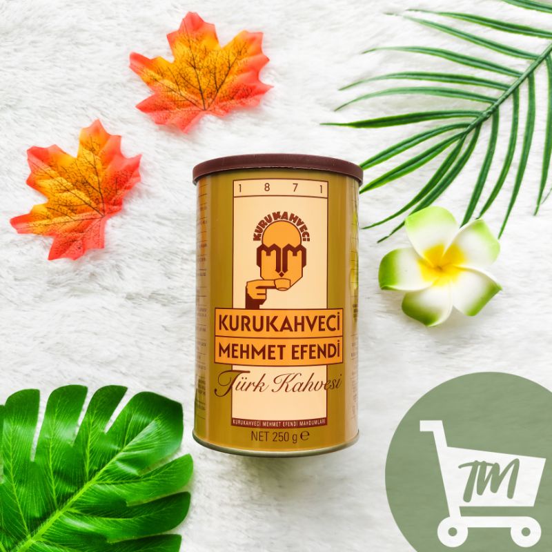 Jual Kopi Turki/ Kurukahveci Mehmet Efendi Kafein Kaleng 250gr | Shopee ...