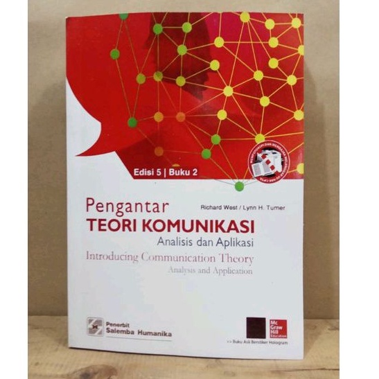 Jual PENGANTAR TEORI KOMUNIKASI edisi 5 jl 2 richard west / lynn h ...