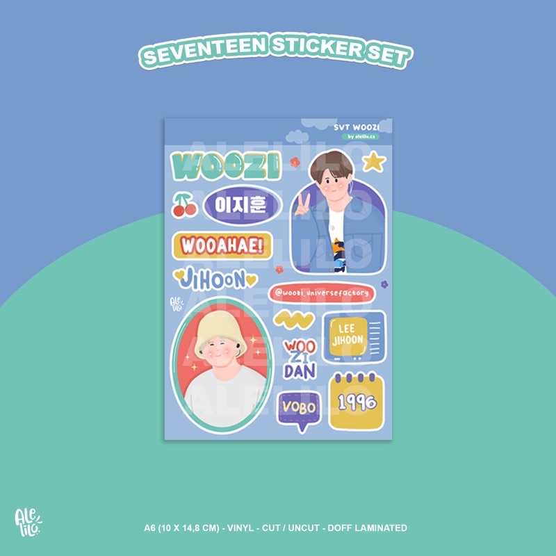 Jual SEVENTEEN STICKER SET (NEW DESIGN) | Shopee Indonesia