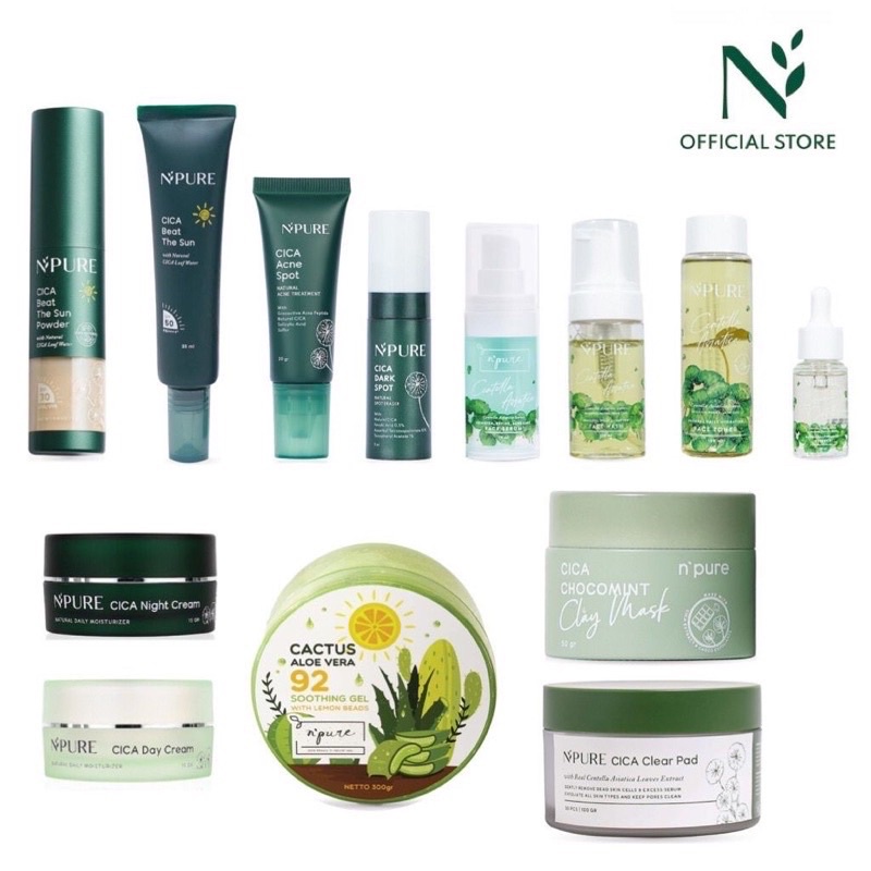 Jual NPURE CICA | NPURE CENTELLA ASIATICA | TONER | FACE WASH | ESSENCE ...