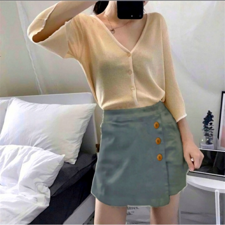 Jual Korean Mini Skirt S M L Xl Jumbo Rok Celana Pendek Wanita