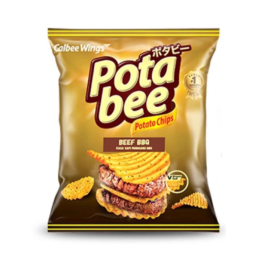 Jual Potabee / Potato chips / Beef BBQ / 35g | Shopee Indonesia