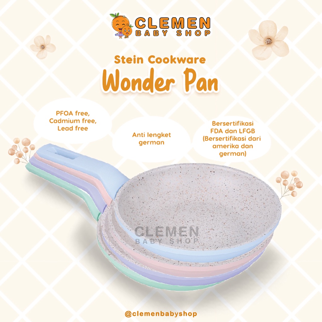 Jual Steincookware Wonder Pan (Panci NON-STICK, 5 Lapisan Marble ...