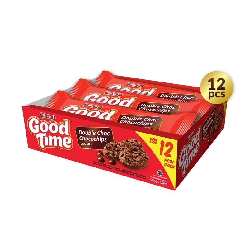 Jual GOODTIME GOOD TIME DOUBLE CHOCO CHIPS 16 gr ISI 12 PCS | Shopee ...
