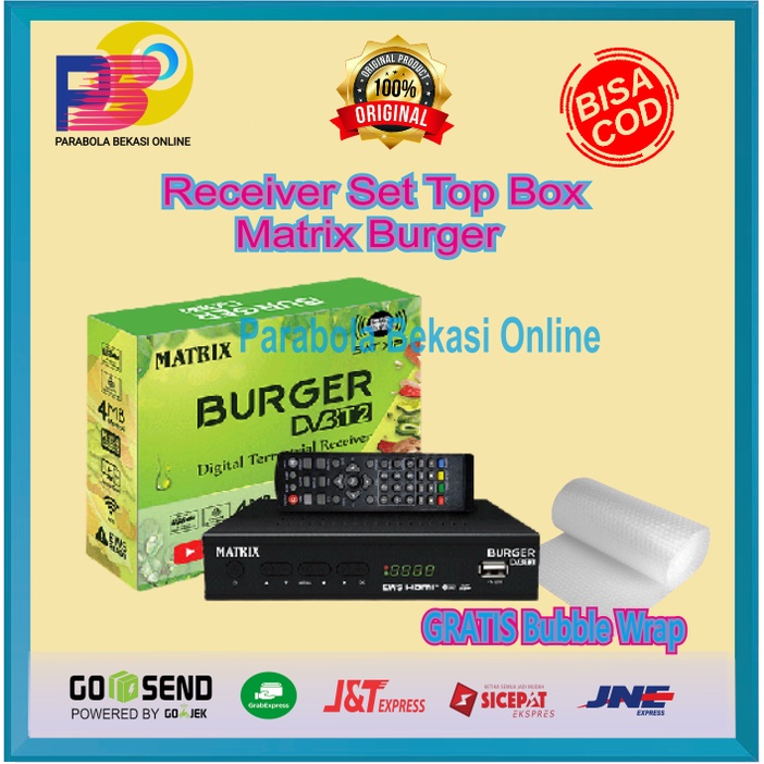 Jual Receiver Set Top Box DVB T2 Matrix Apple Bisa Youtube & IPTV ...