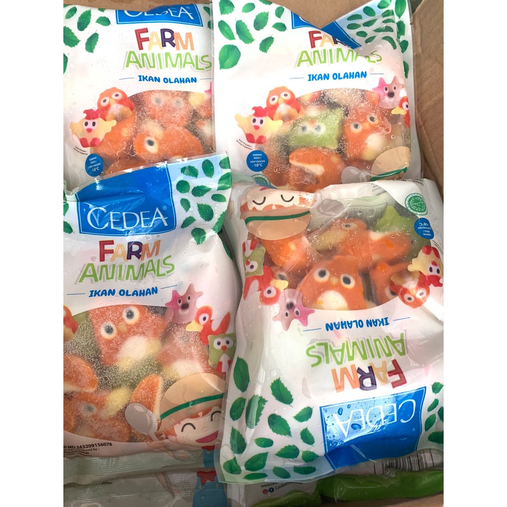Jual CEDEA Karakter Olahan Ikan FARM ANIMAL 200gr | Shopee Indonesia