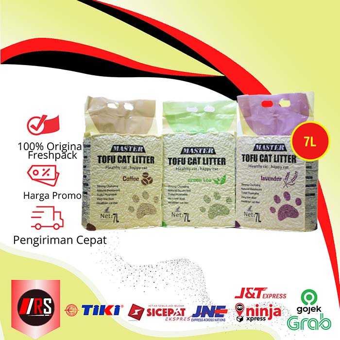 Jual Master Tofu Soya Cat Litter Pasir Gumpal Kucing 7 Litter | Shopee ...
