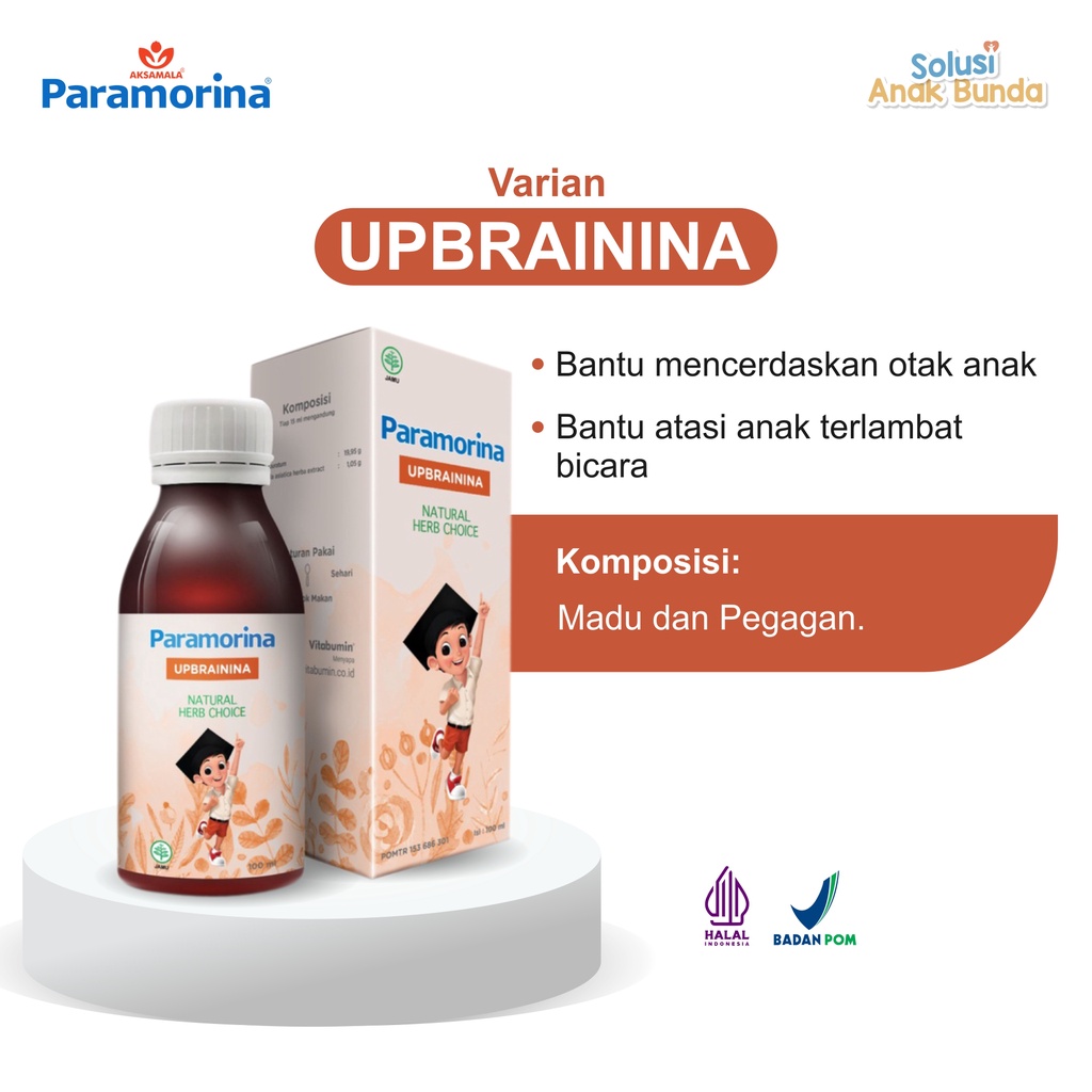Jual Paramorina Bantu Lancar Bicara (Upbrainina) - Madu Anak Paramorina ...