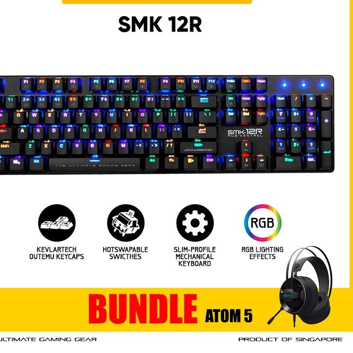 Jual Harga Promo HNMO8 Armaggeddon SMK 12R RGB Low Profile Mechanical ...