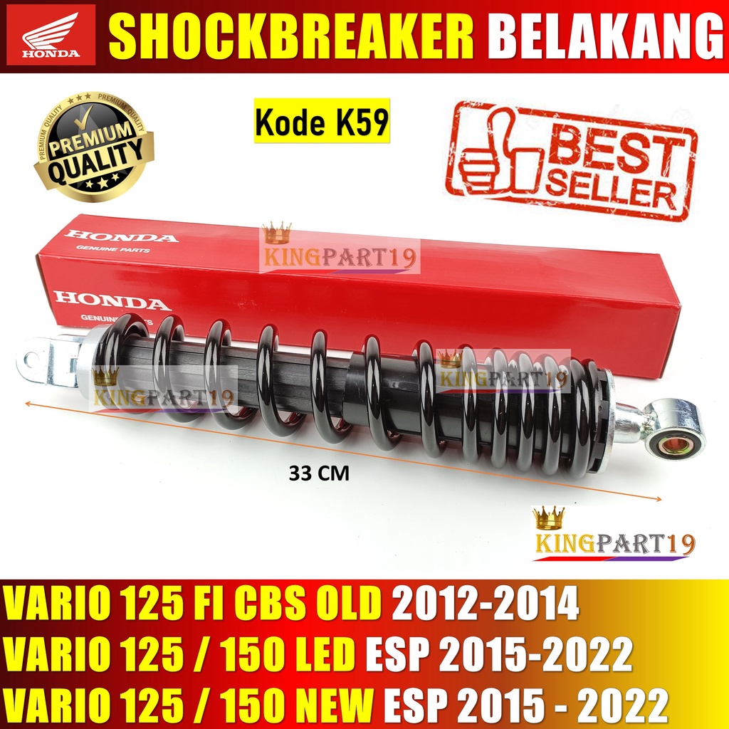 Jual Shockbreaker Belakang Vario 125 Fi Old, Vario 125 150 LED ESP, Vario 125 150 New Esp KZR ...