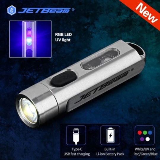 Jual Jual Senter Mini LED USB CREE XP-G3 500 Lumens RGB UV Light ...