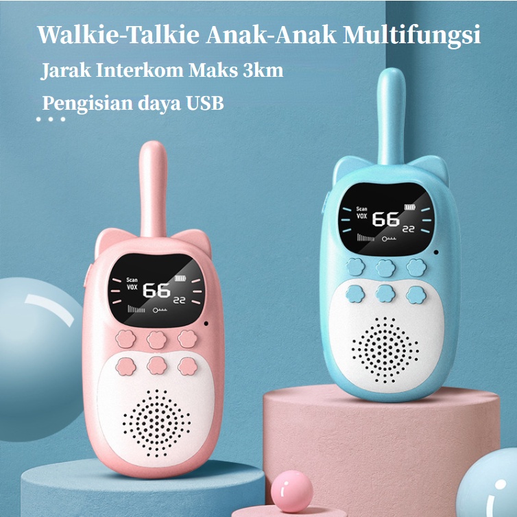Jual Mainan telepon walkie-talkie anak-anak mini panggilan nirkabel ...